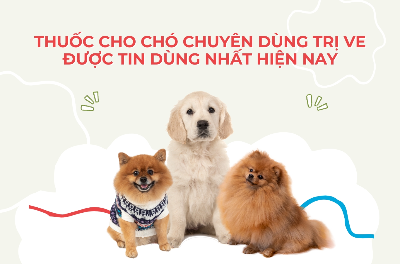 Thuốc cho chó chuyên dùng trị ve được tin dùng nhất hiện nay